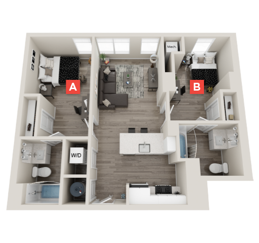 Apartment Floor Plans | The Standard at Philadelphia
